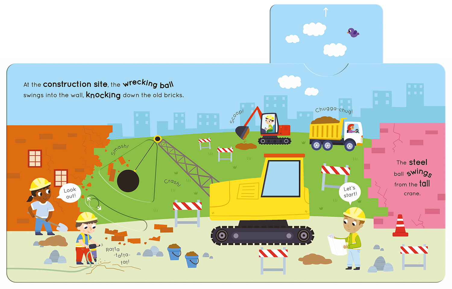 Push, Pull, Slide! Diggers | Gemini Books